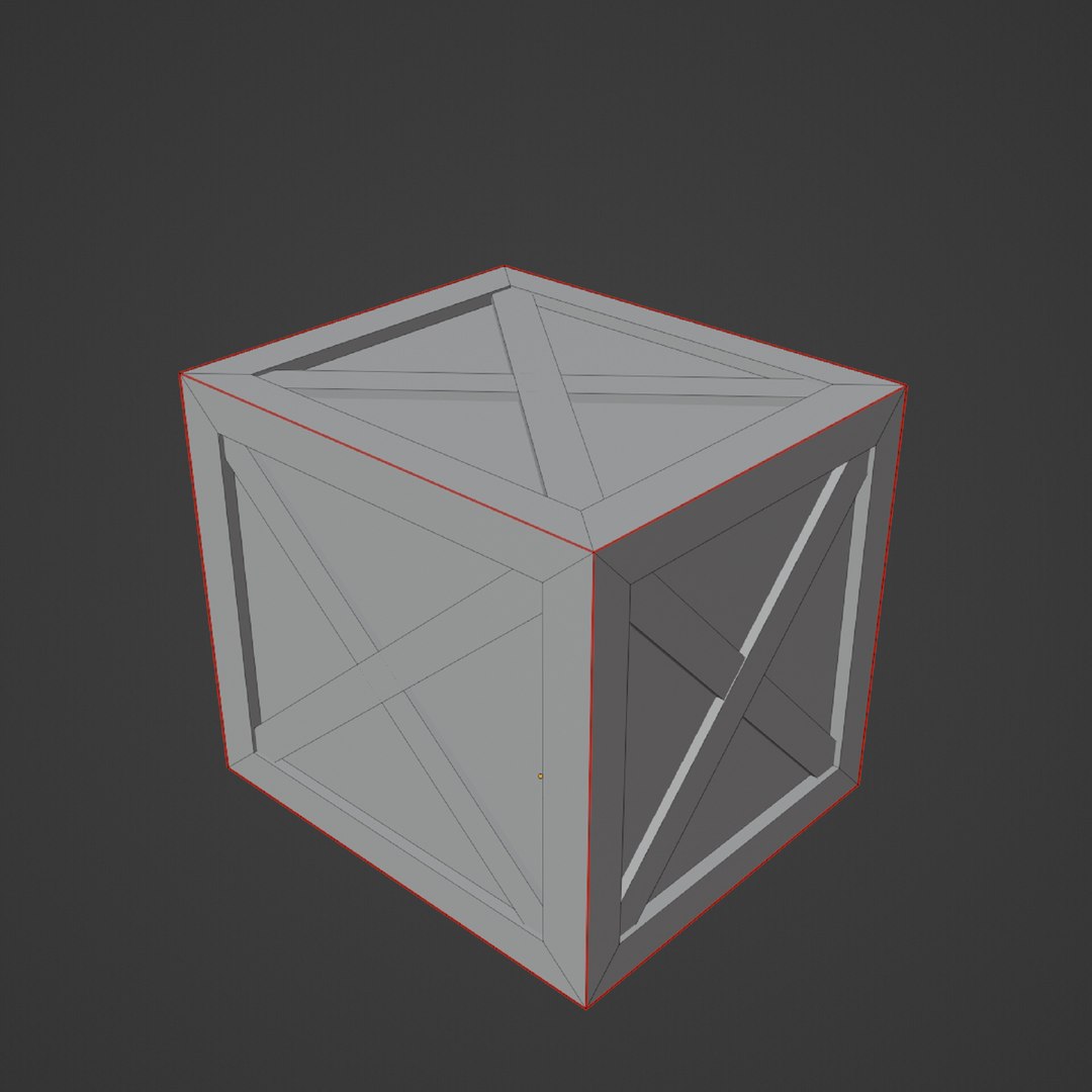3D Wooden Box Crate 01 - TurboSquid 2289717