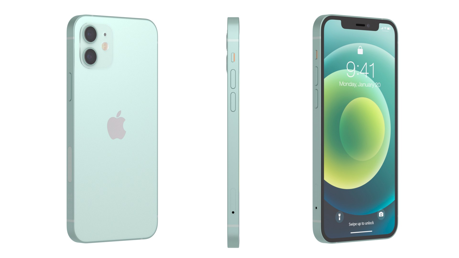 Apple Iphone 12 Green 3D Model - TurboSquid 1661721