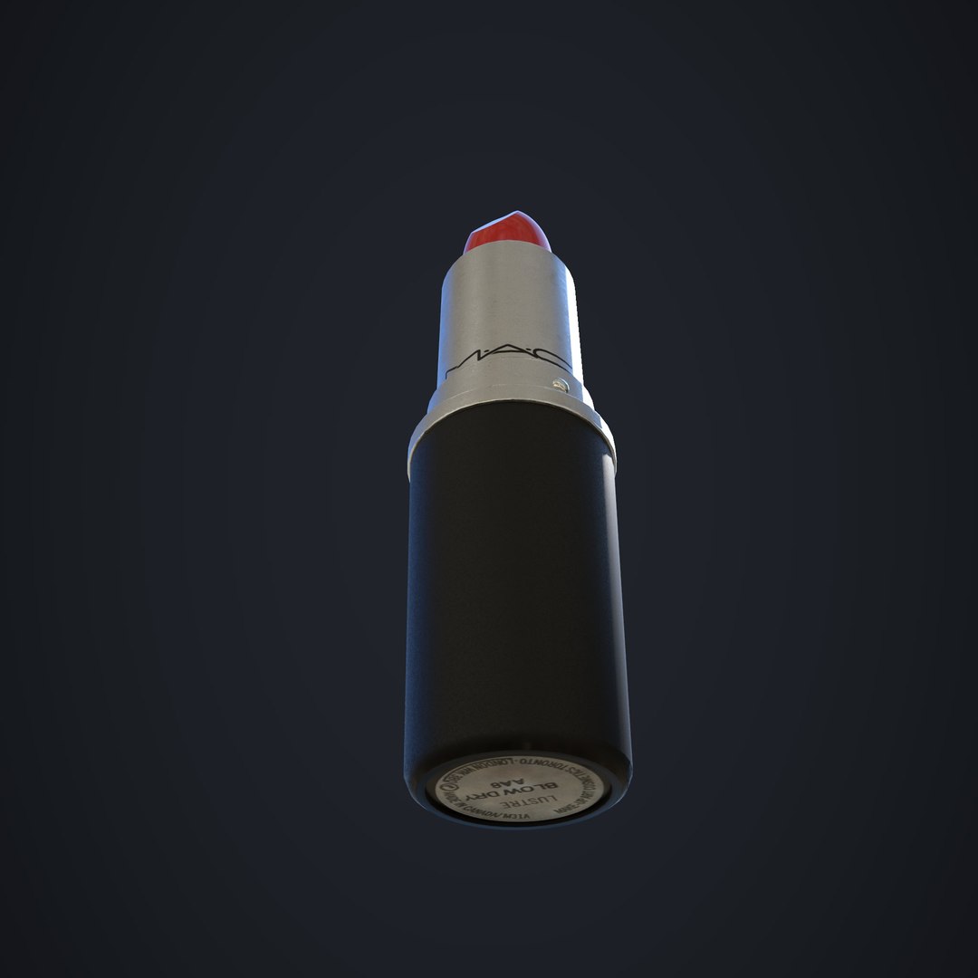 3D Model MAC Lipstick - TurboSquid 1909051