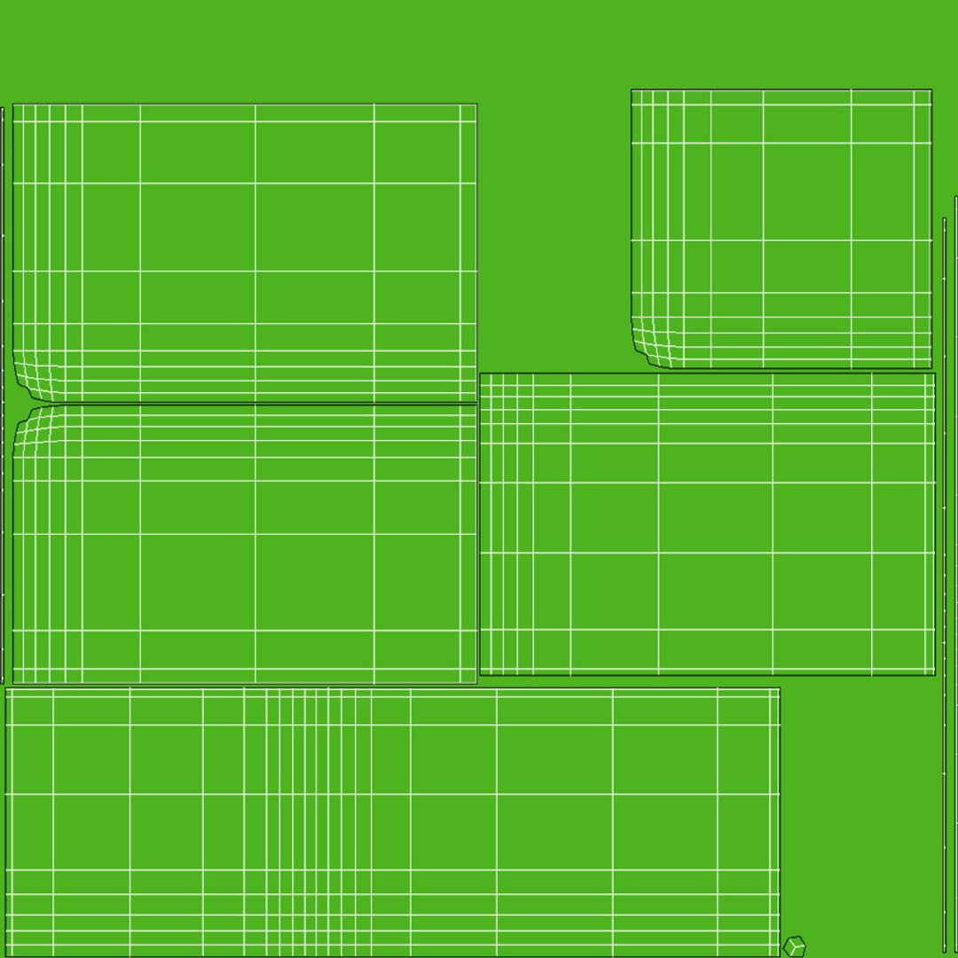 Green Studio Panel 3D Model - TurboSquid 2214466