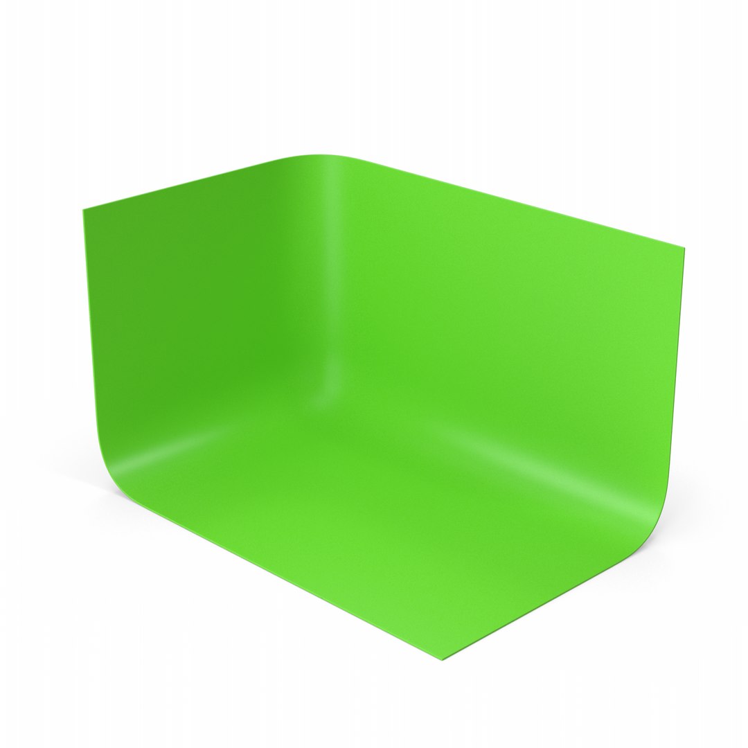 Green Studio Panel 3D Model - TurboSquid 2214466