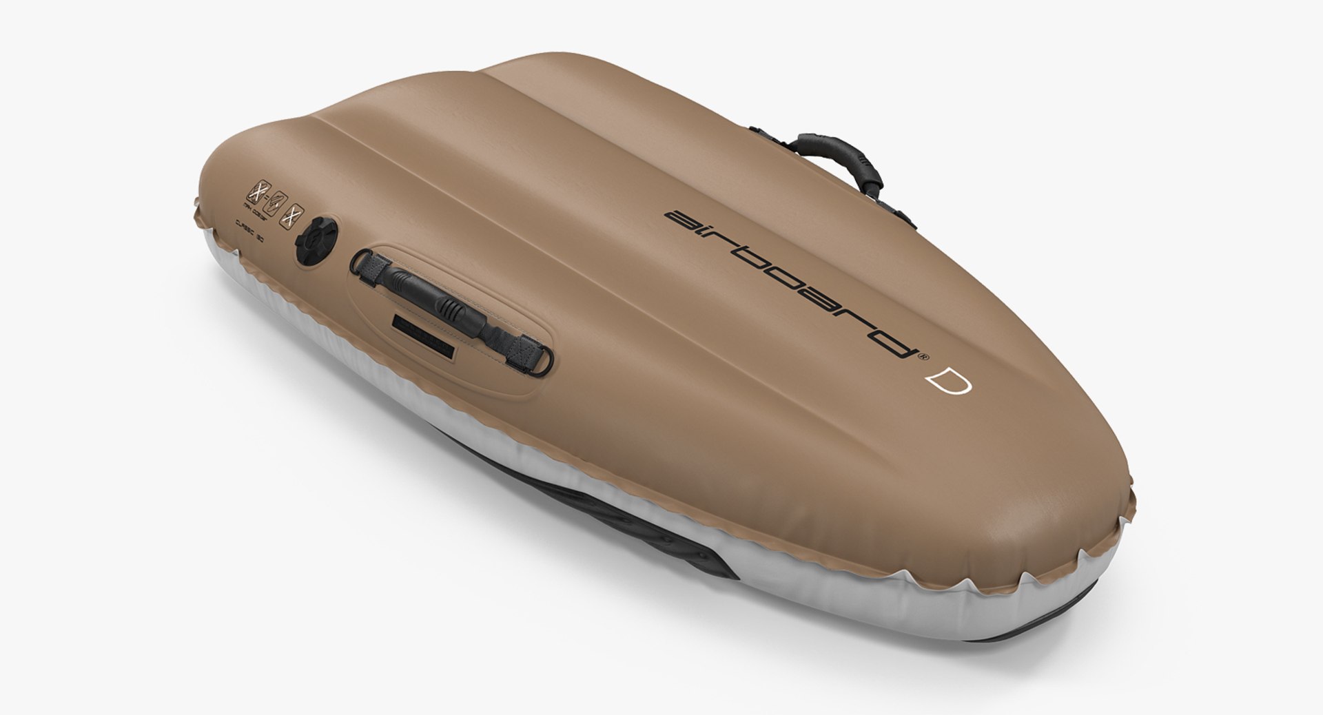 inflatable sledge airboard classic 3d model