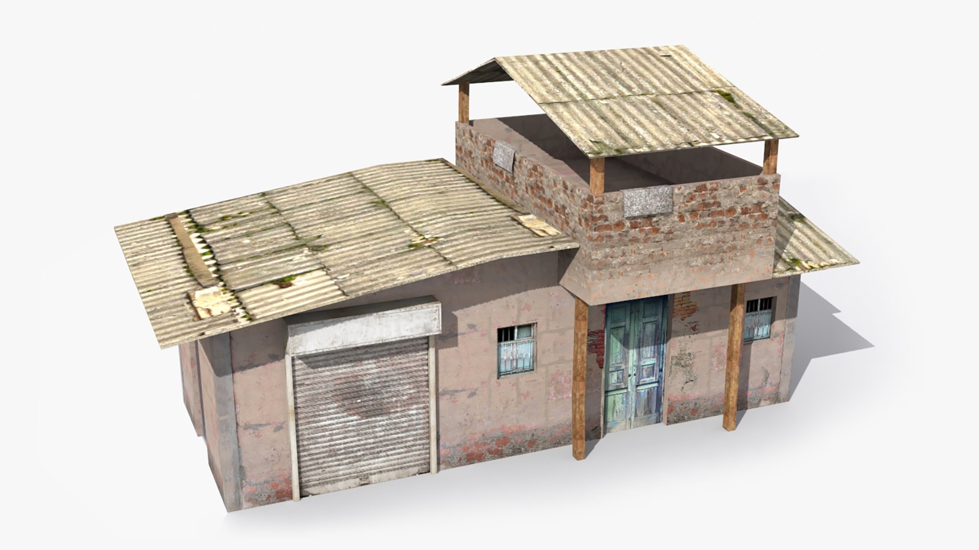 Slum Shanty Hut 3D Model - TurboSquid 1666343