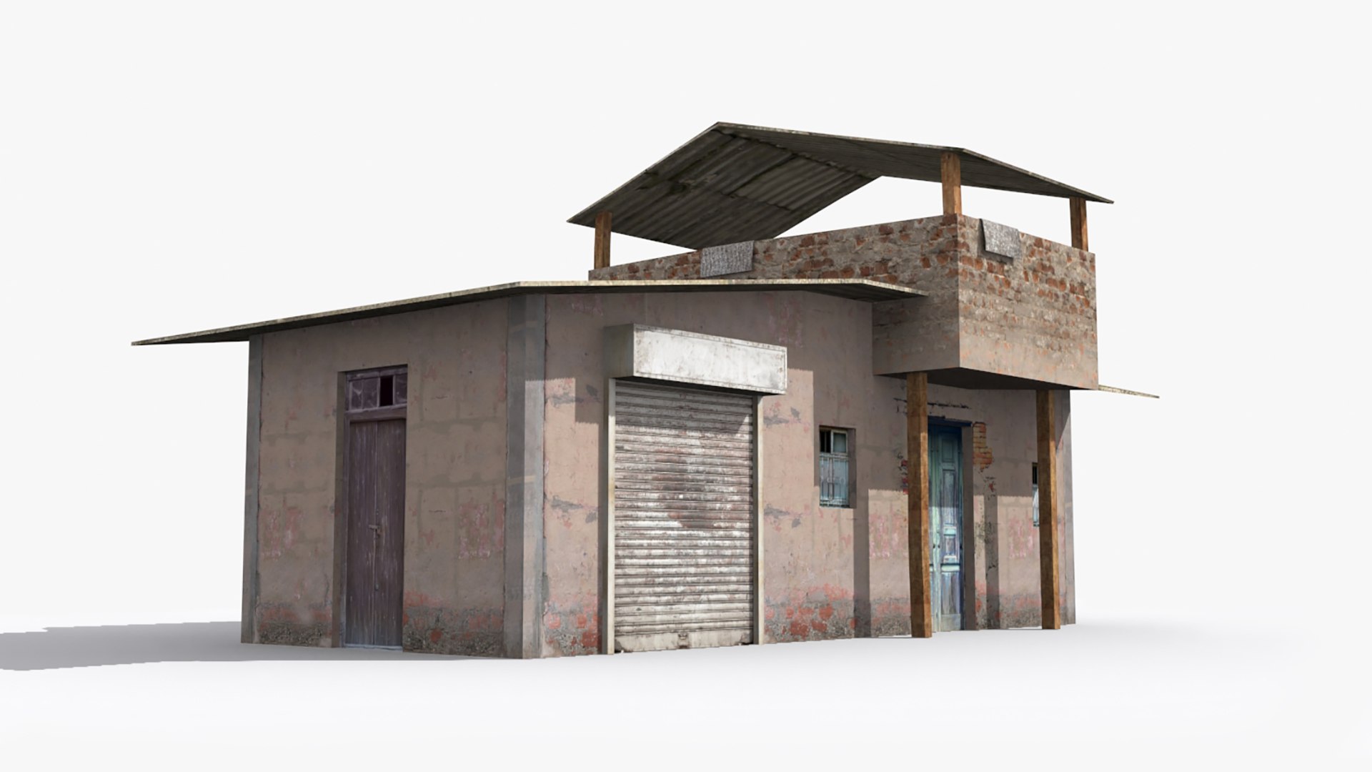 Slum Shanty Hut 3D Model - TurboSquid 1666343