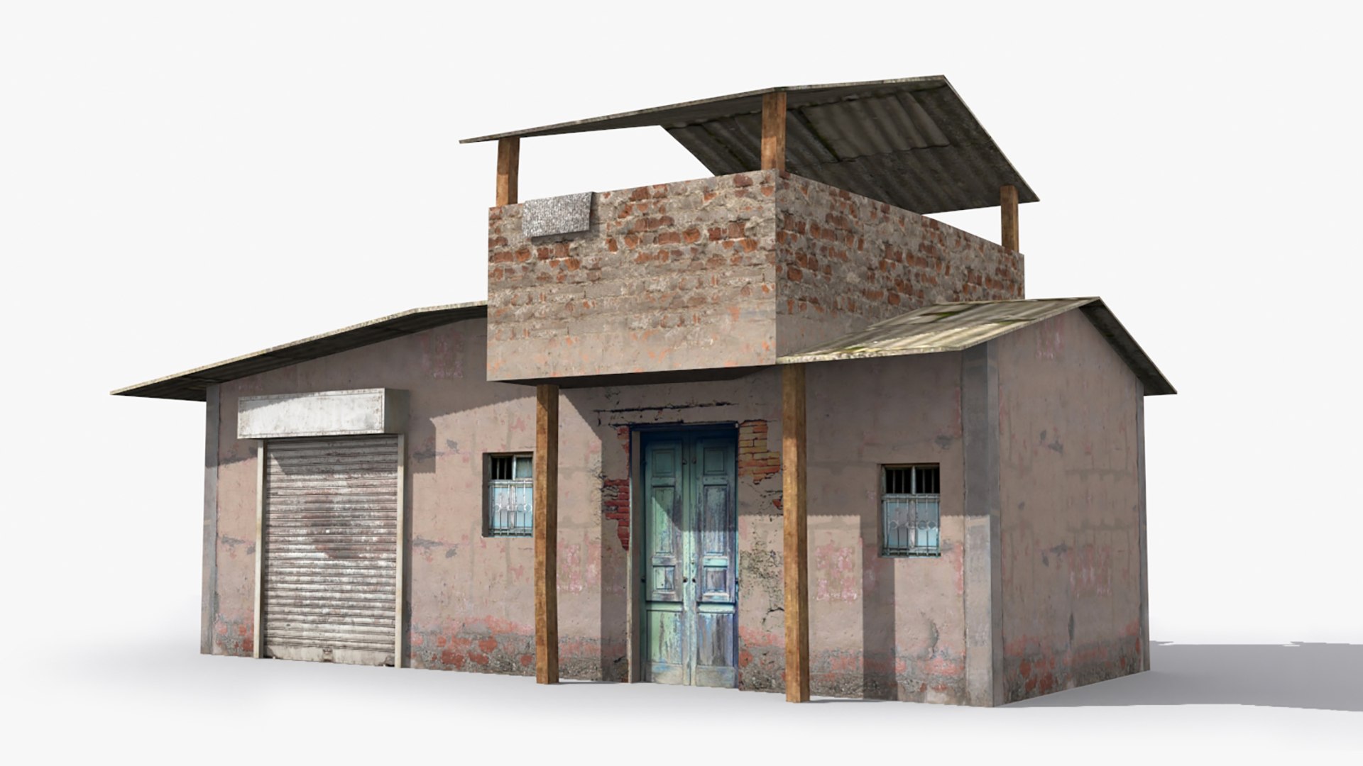 Slum Shanty Hut 3D Model - TurboSquid 1666343