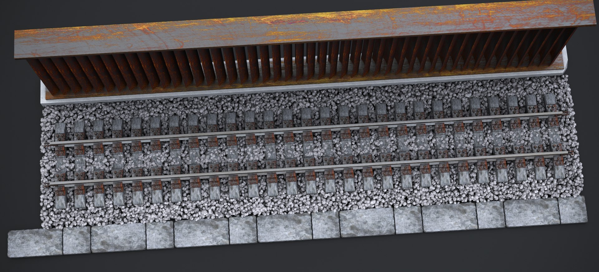 3D HO SCALE 9IN STR TRACK RESISENTAL WALL BARRIER RAW MAX 2019 2 ...