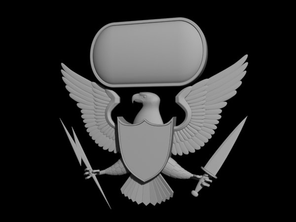 Military Insignia 3D Models for Download | TurboSquid