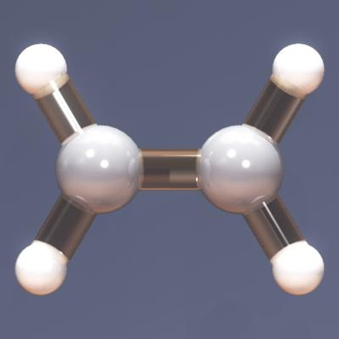 Molecule Ethylene 3d Ma