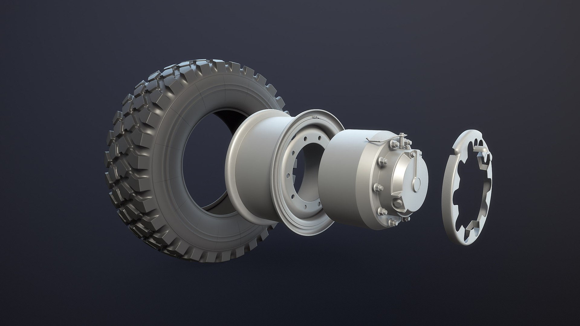 Tatra 815-7 And Phoenix Military Truck Wheel 3D - TurboSquid 2358059