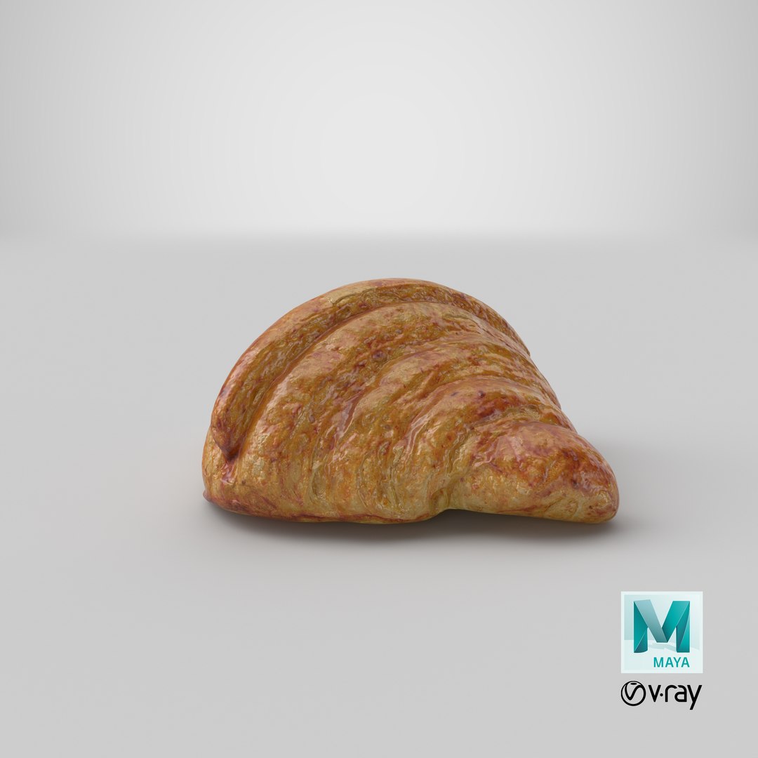 Croissant Model - TurboSquid 1877260