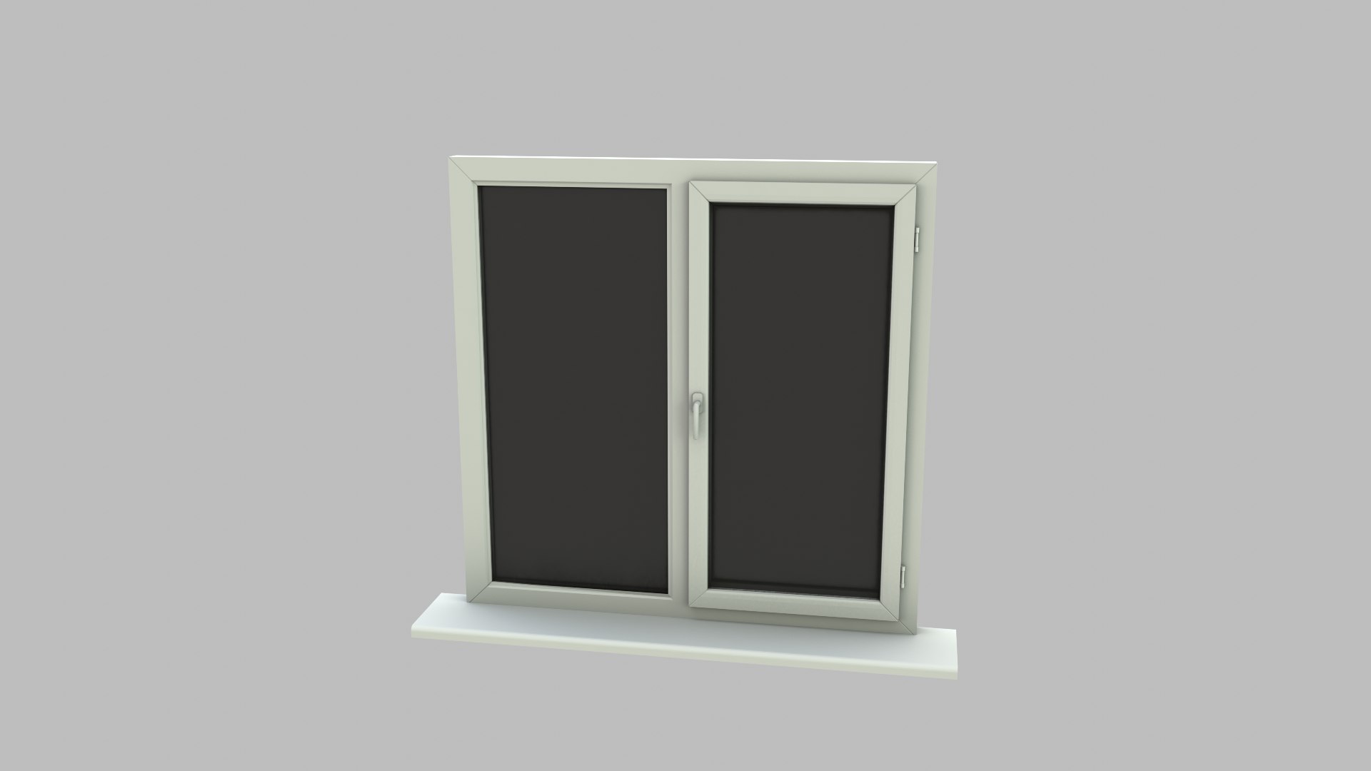 3D Model Plastic Window Glass - TurboSquid 1642707