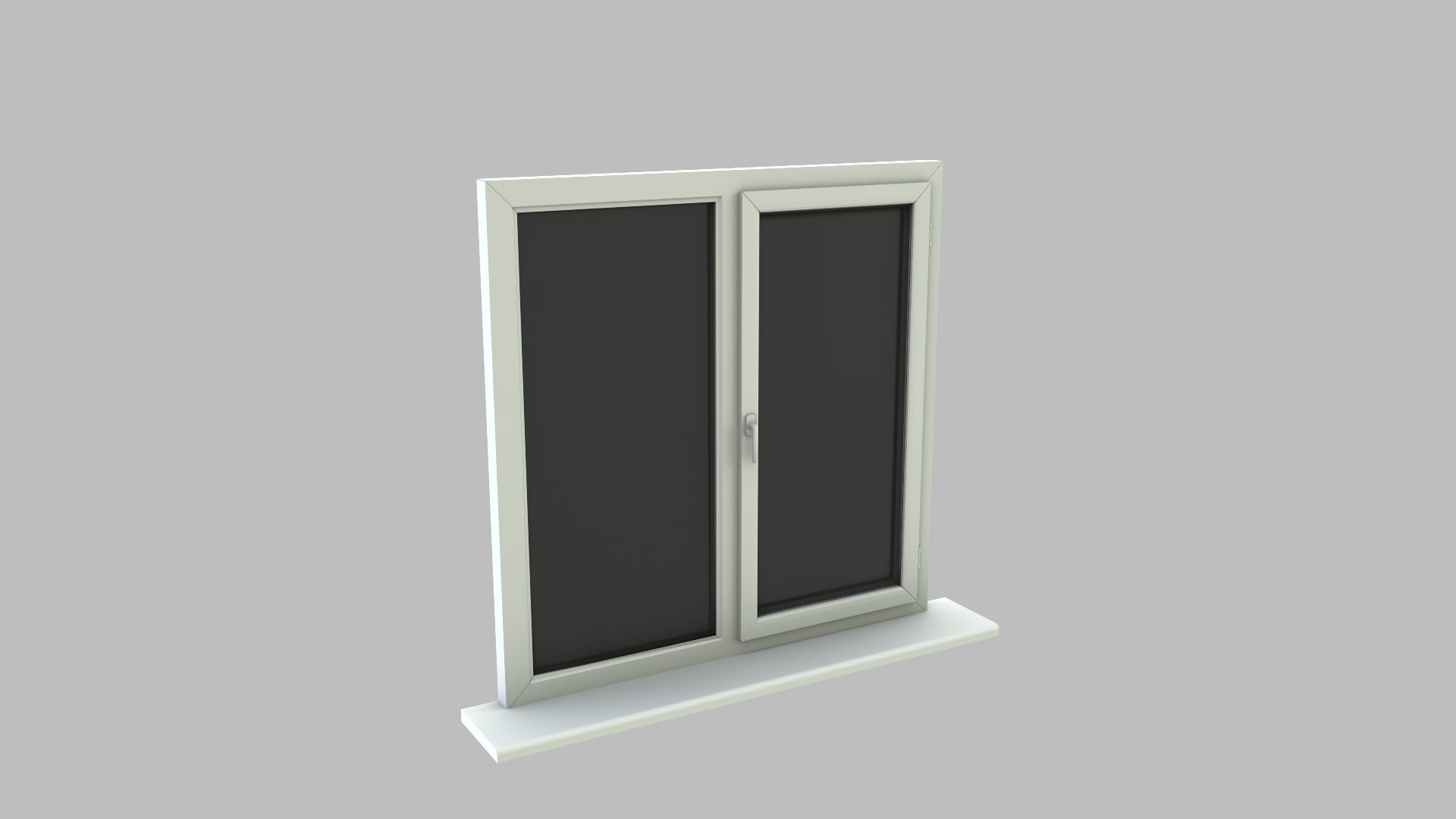 3D Model Plastic Window Glass - TurboSquid 1642707