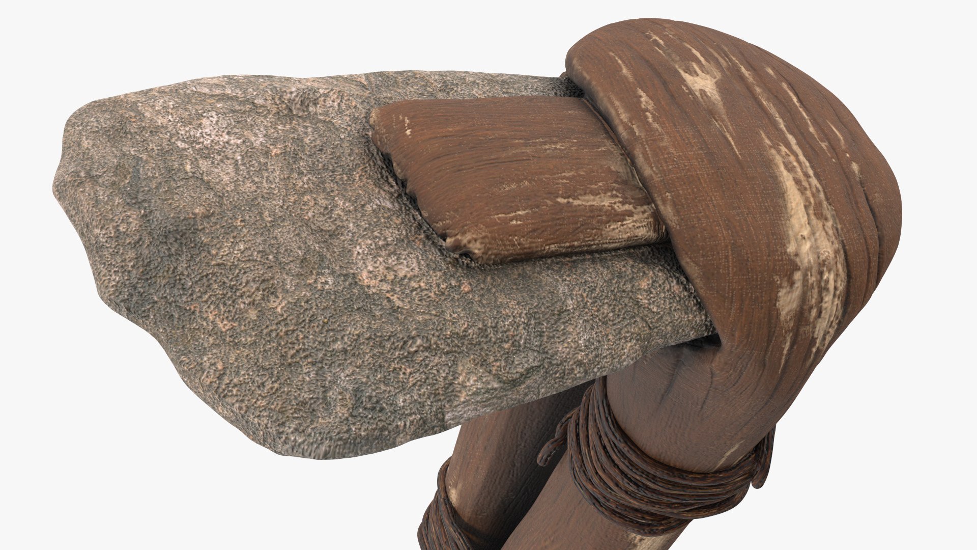 Prehistoric Stone Hoe 3D - TurboSquid 1729566