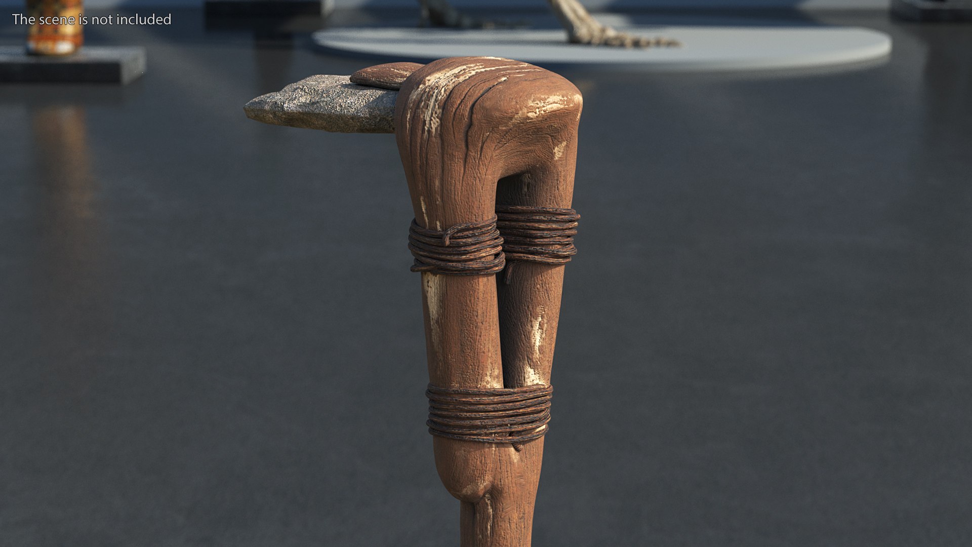 Prehistoric Stone Hoe 3D - TurboSquid 1729566