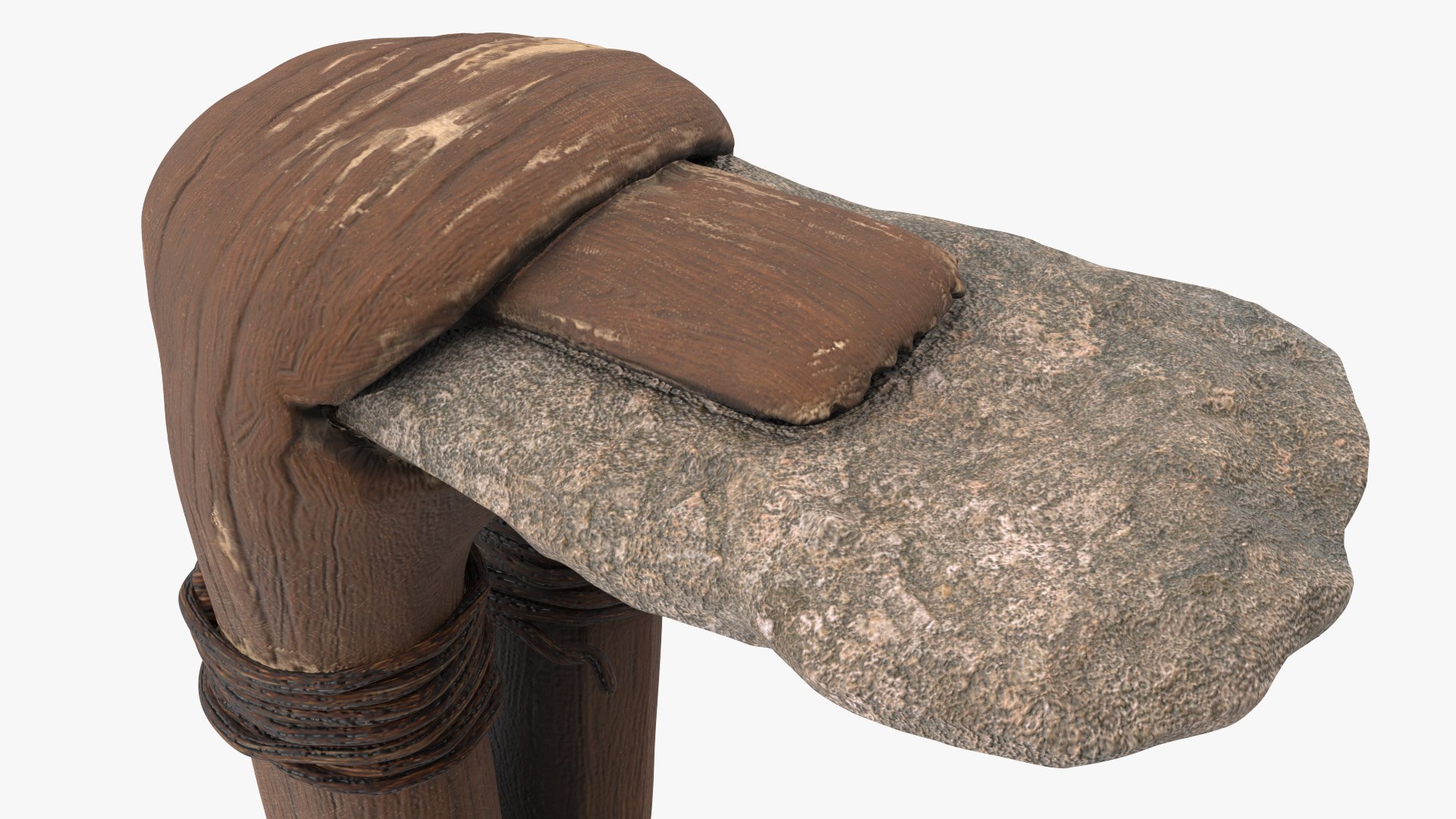 Prehistoric Stone Hoe 3D - TurboSquid 1729566