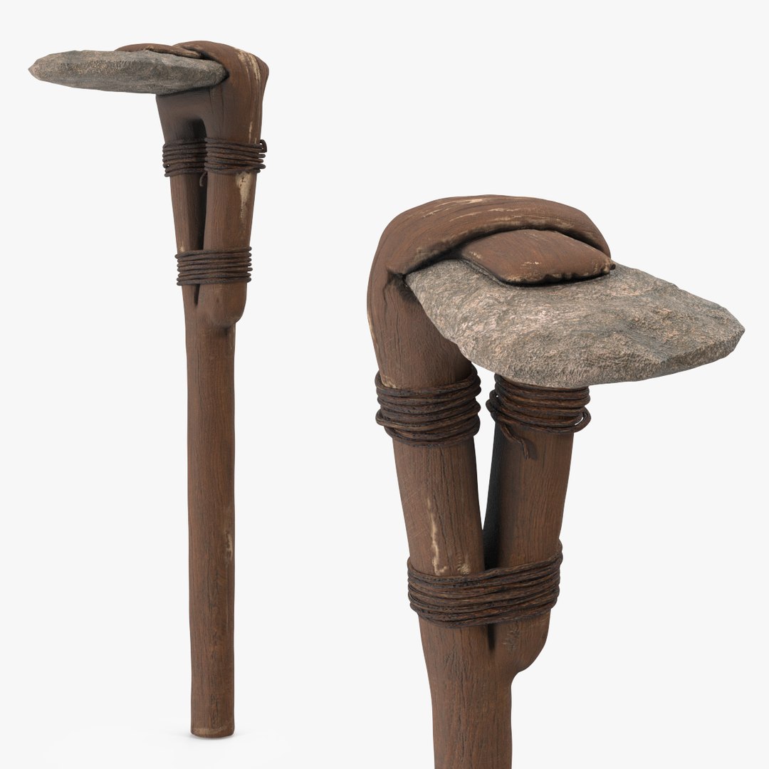 Prehistoric Stone Hoe 3D - TurboSquid 1729566