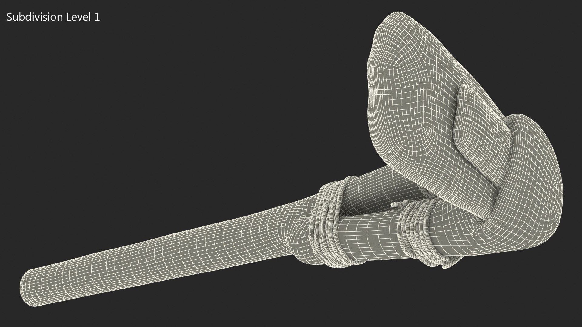 Prehistoric Stone Hoe 3D - TurboSquid 1729566