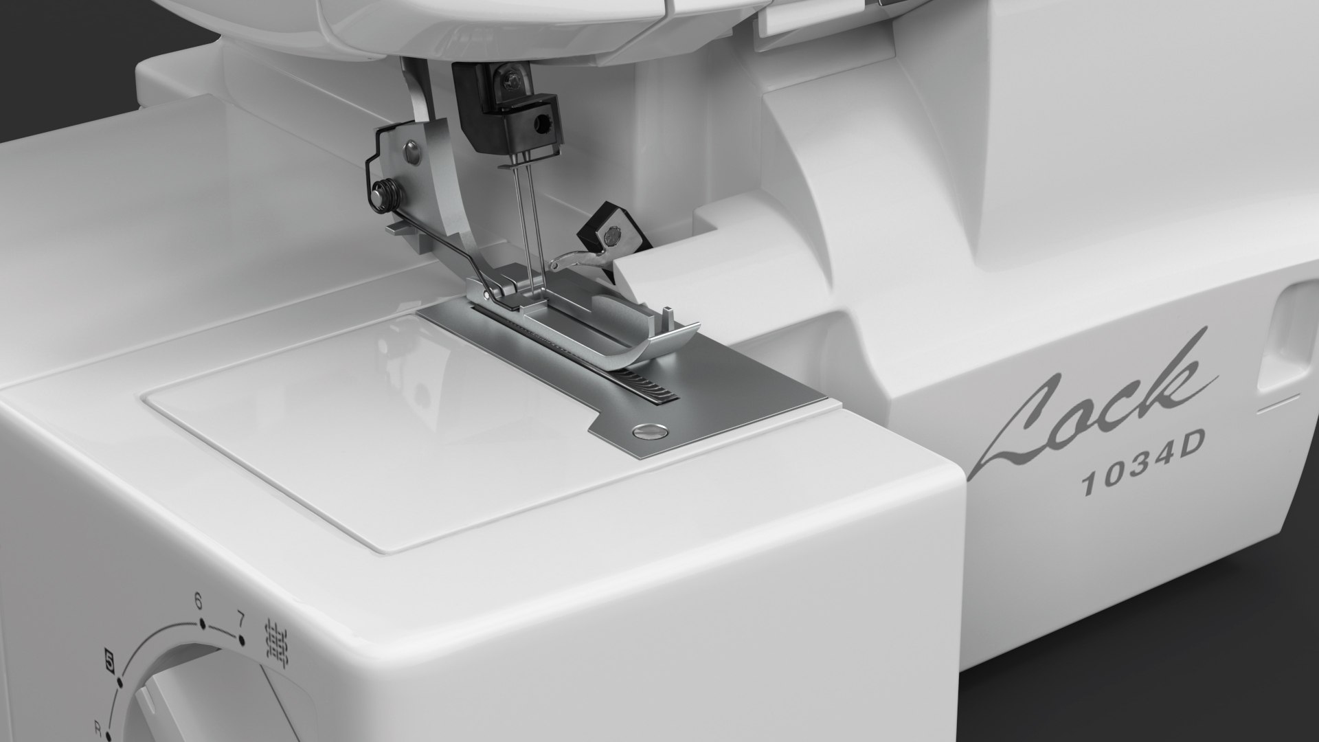 Household Overlock Machine Brother 1034D 3D Model - TurboSquid 2093130