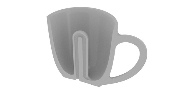 3D Pythagorean Cup - Greedy Cup Mug 3D Print-able - TurboSquid 1878919