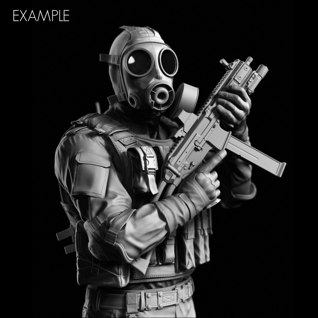 3D police special force officer - TurboSquid 1172019