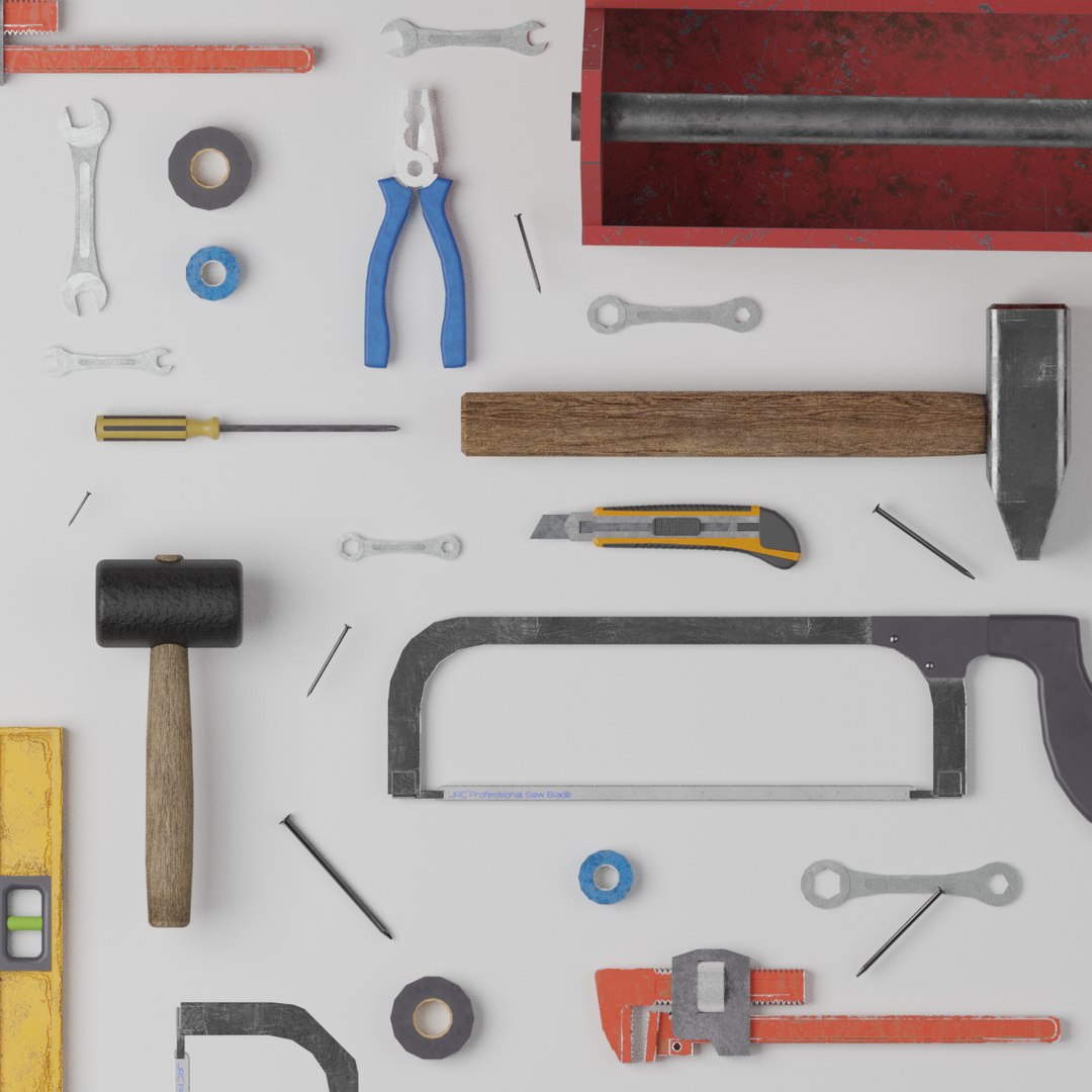 Tool Essentials Collection - Hand Tools 3D Model - TurboSquid 2224464