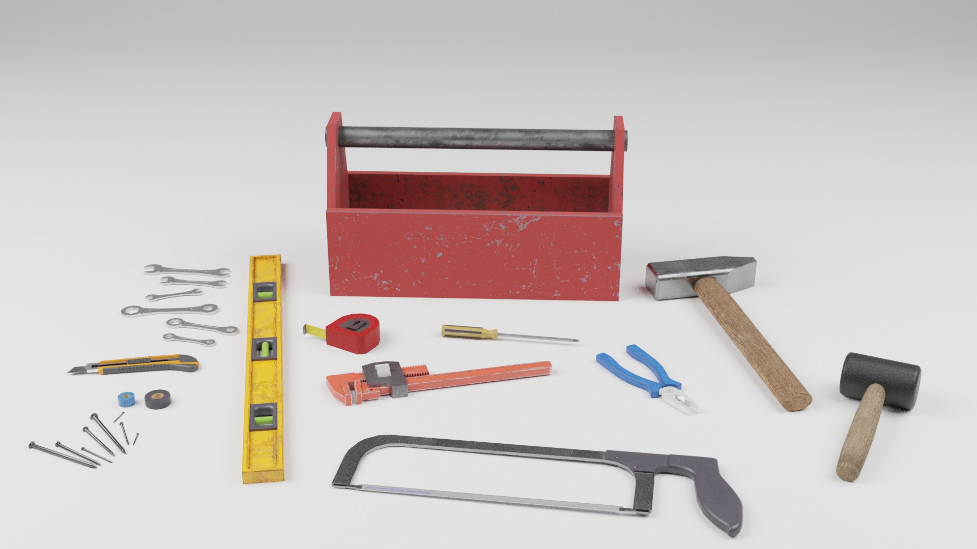 Tool Essentials Collection - Hand Tools 3D Model - TurboSquid 2224464