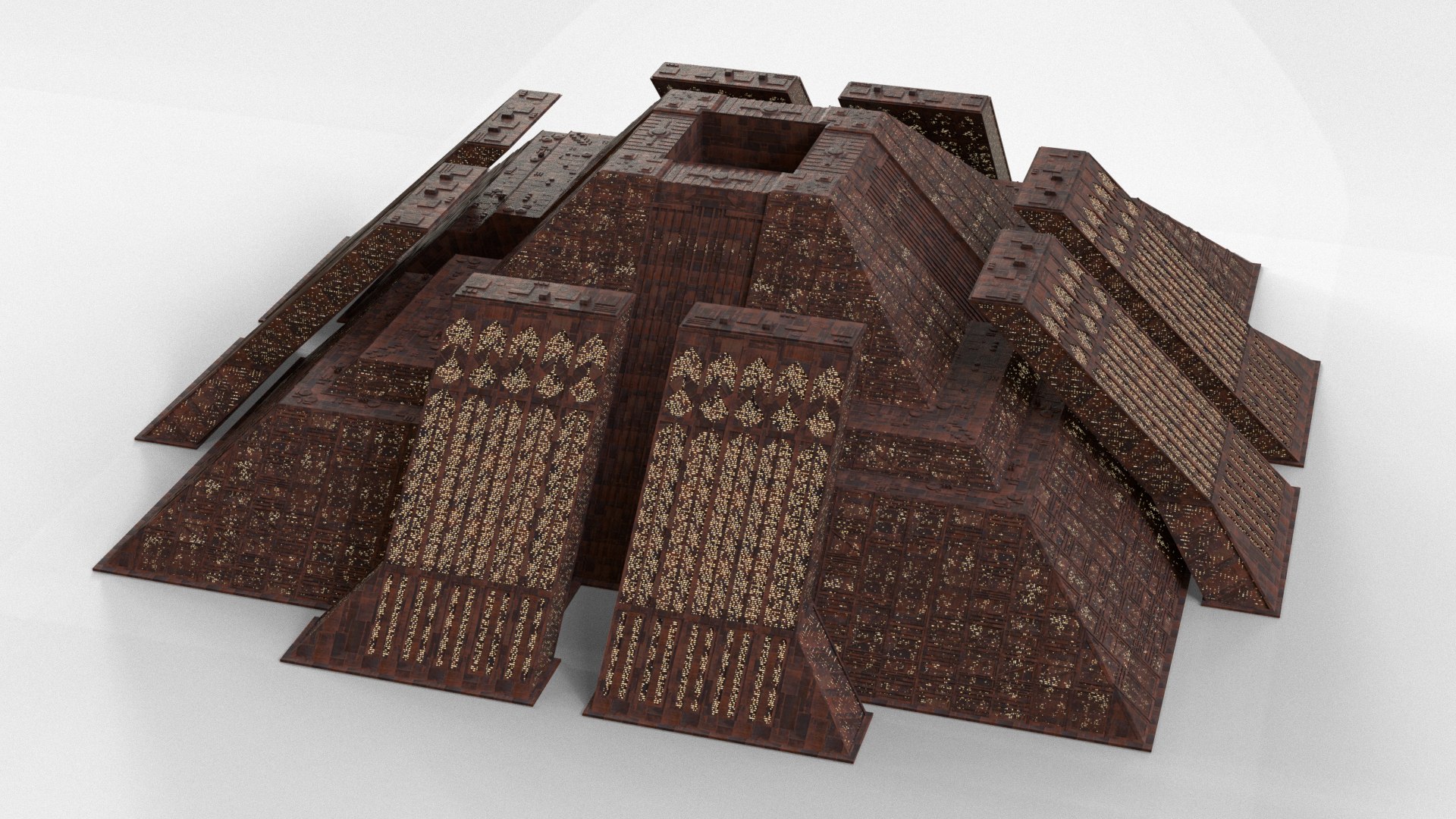 3D Model Tyrell Corporation Headquarters - TurboSquid 2515106