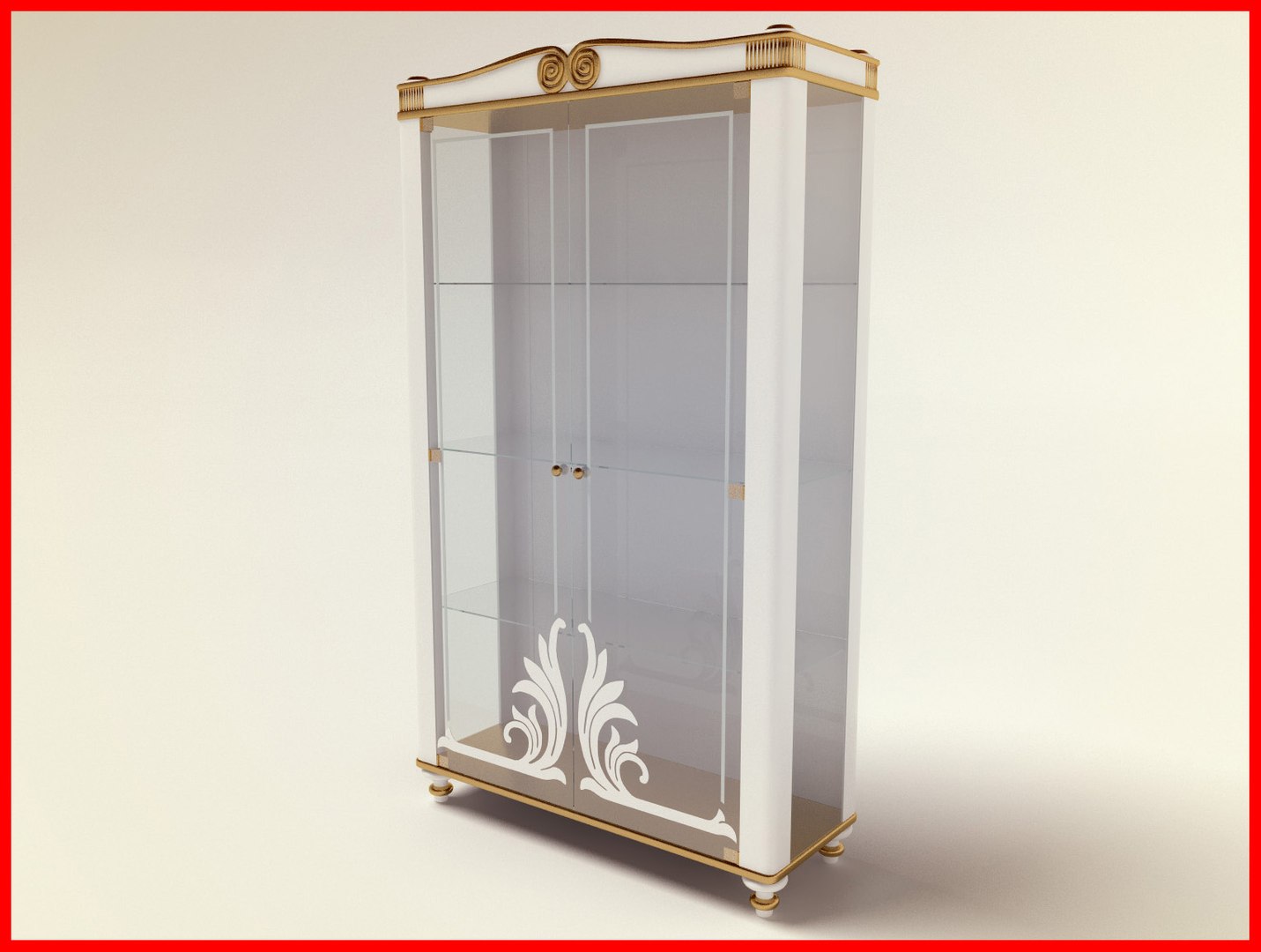 3d luxury showcase model