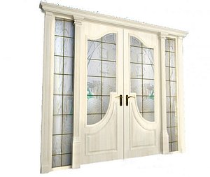 French Doors 3d Model