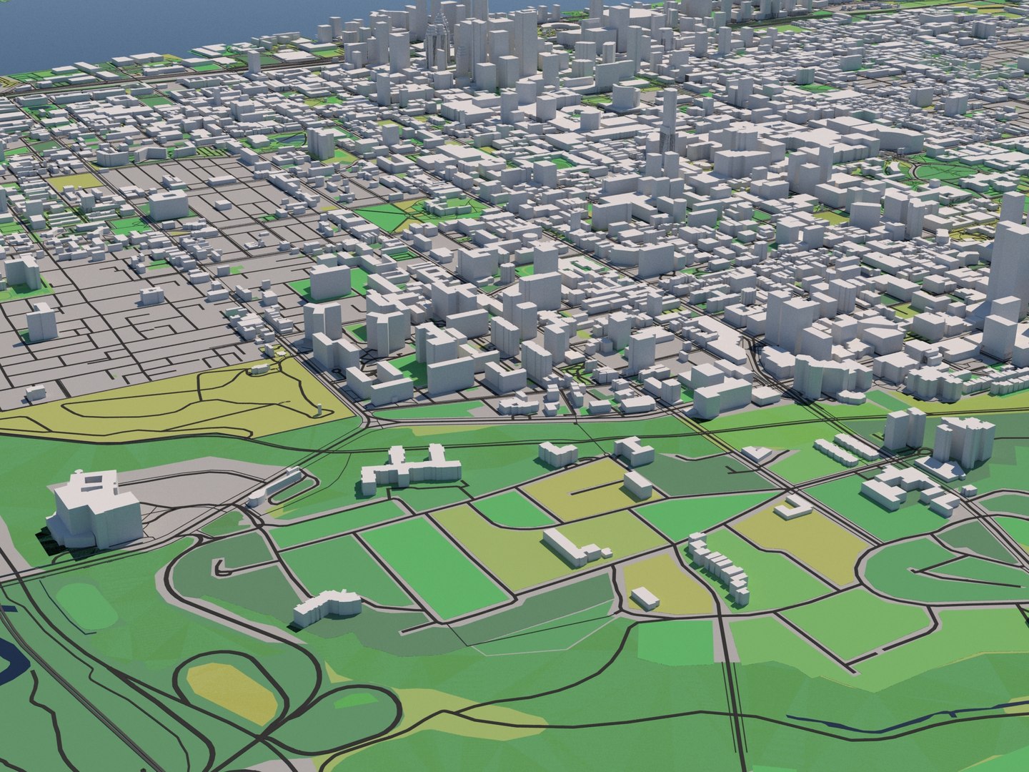 3D City Toronto Model - TurboSquid 1433967