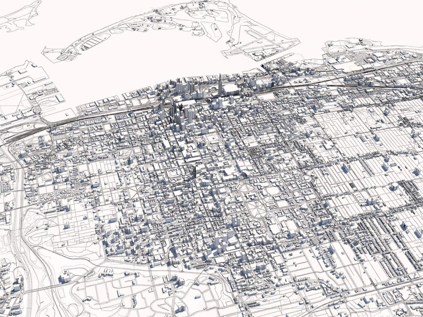3D City Toronto Model - TurboSquid 1433967