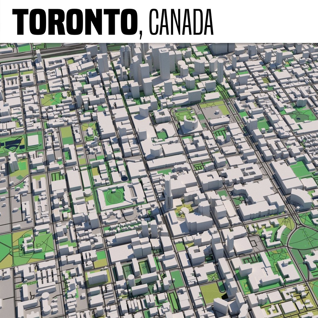 3D City Toronto Model - TurboSquid 1433967