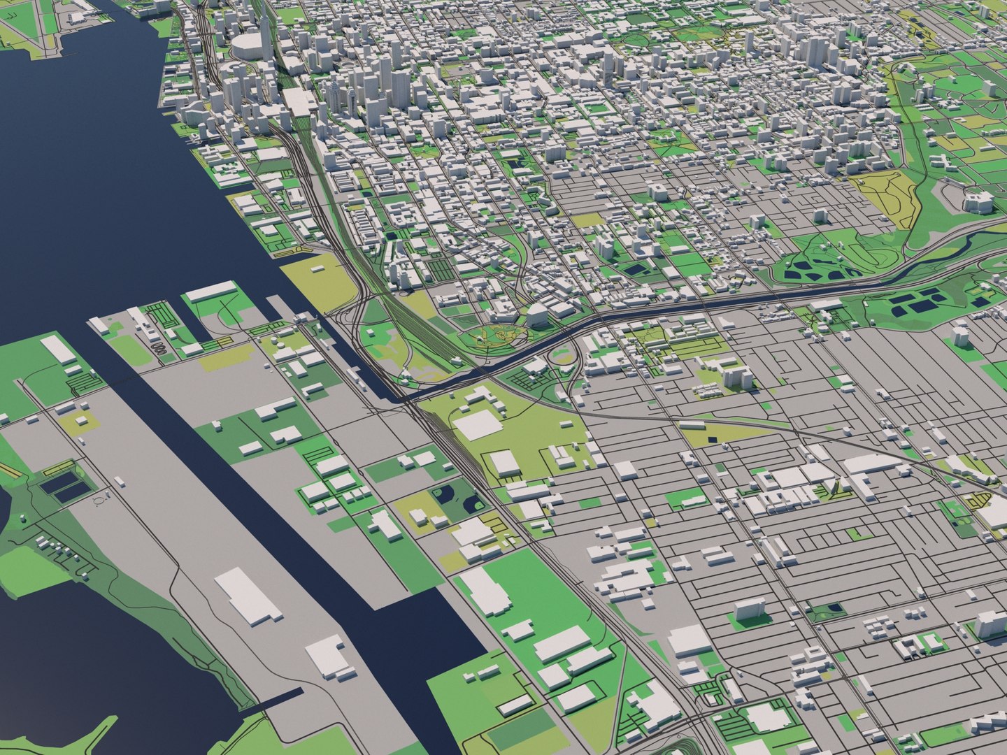 3D City Toronto Model - TurboSquid 1433967