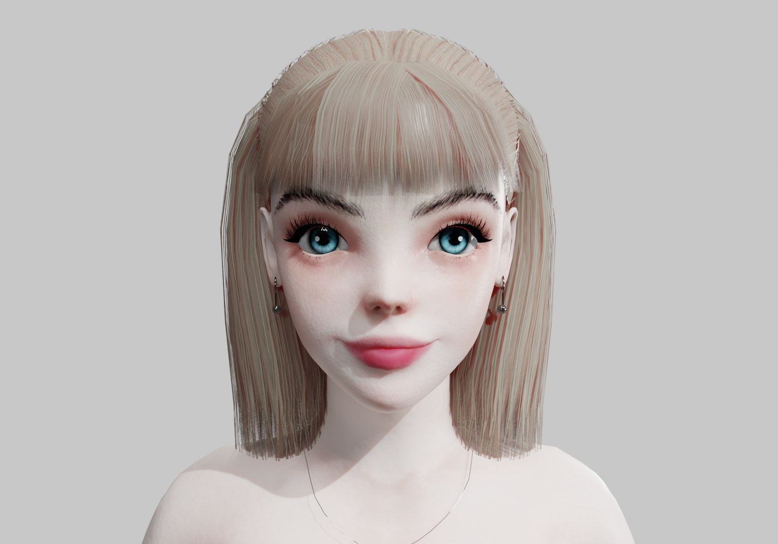 Basic Beautiful Woman V22287 3D Model - TurboSquid 2282525