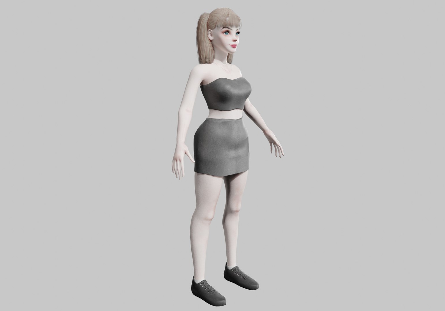 Basic Beautiful Woman V22287 3D Model - TurboSquid 2282525