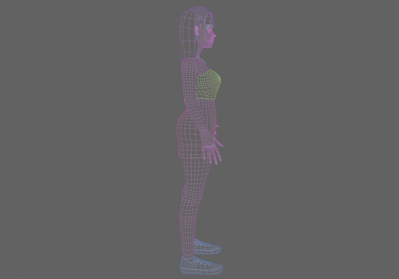 Basic Beautiful Woman V22287 3D Model - TurboSquid 2282525