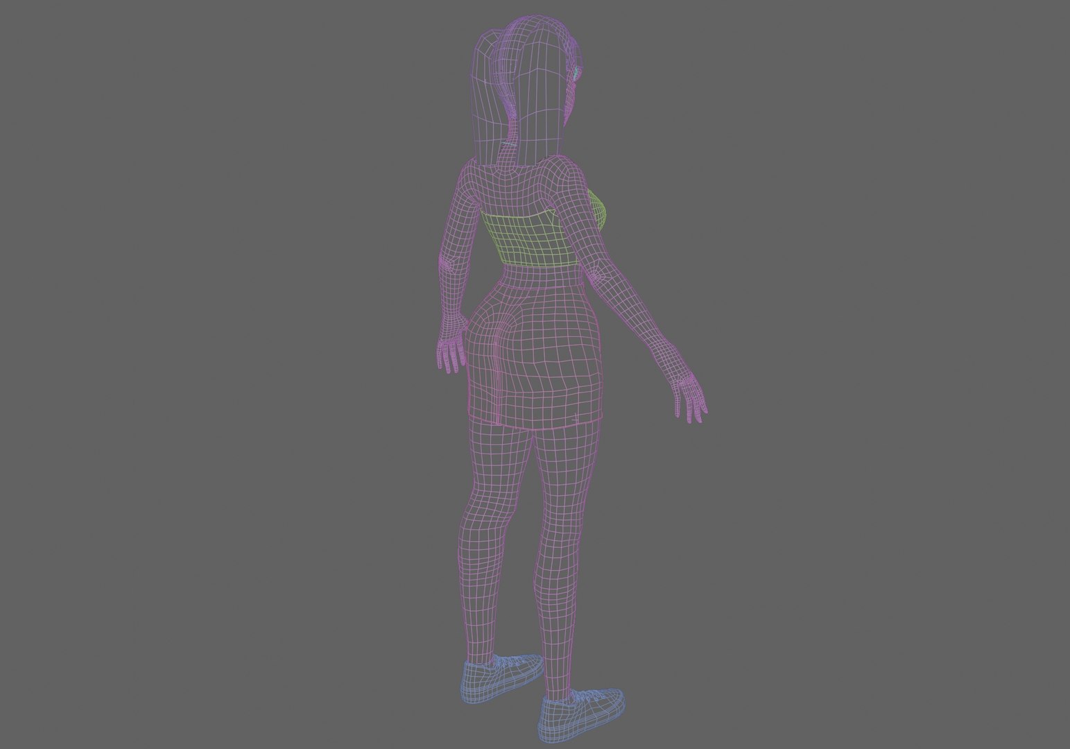 Basic Beautiful Woman V22287 3D Model - TurboSquid 2282525