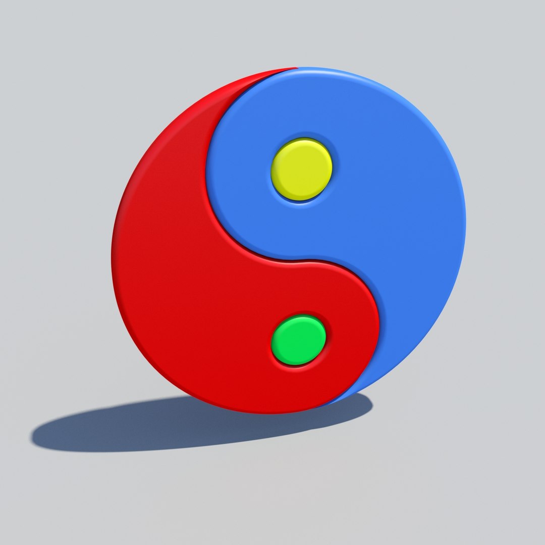 Yin Yang 3D - TurboSquid 1359259