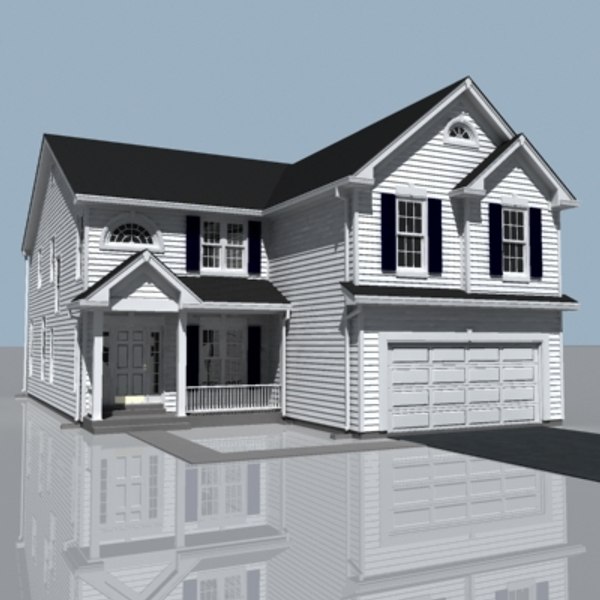 house exterior 3d 3ds