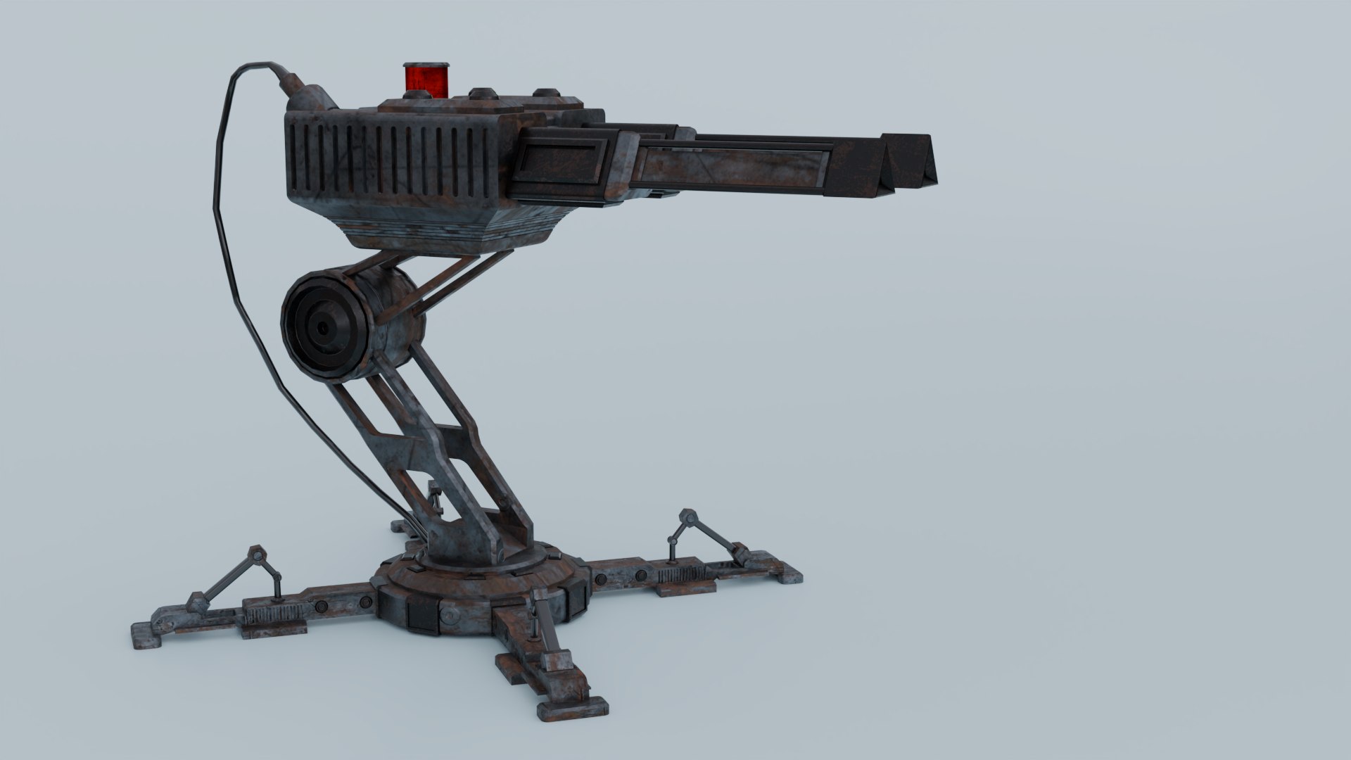 3D sci-fi turret - TurboSquid 2173944