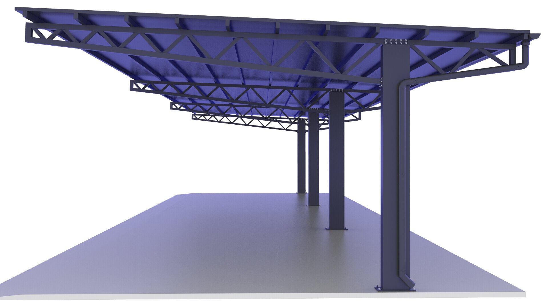 Car Parking Roofing 16 3D Model - TurboSquid 2257581