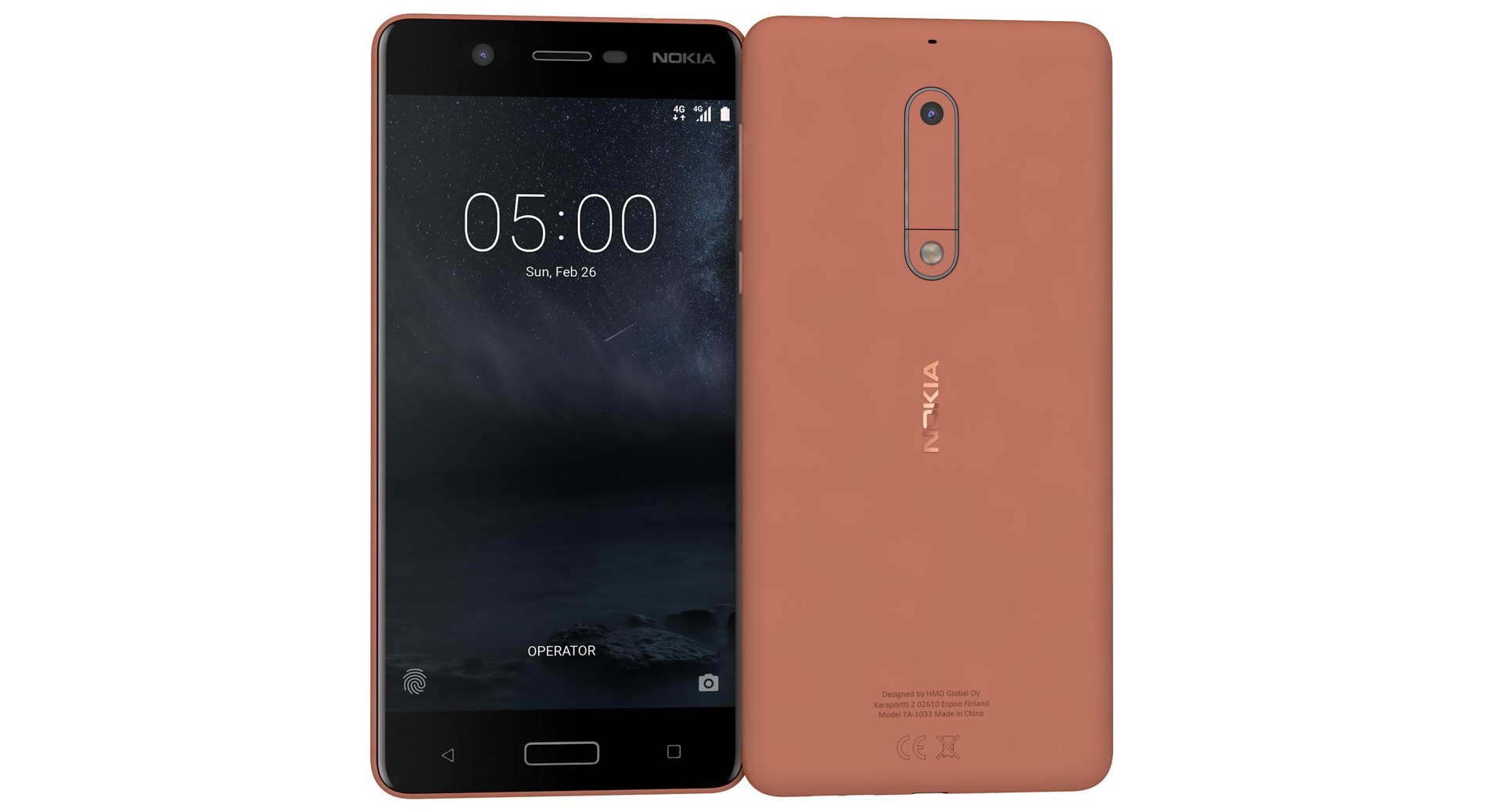 3D nokia 5 copper - TurboSquid 1150904