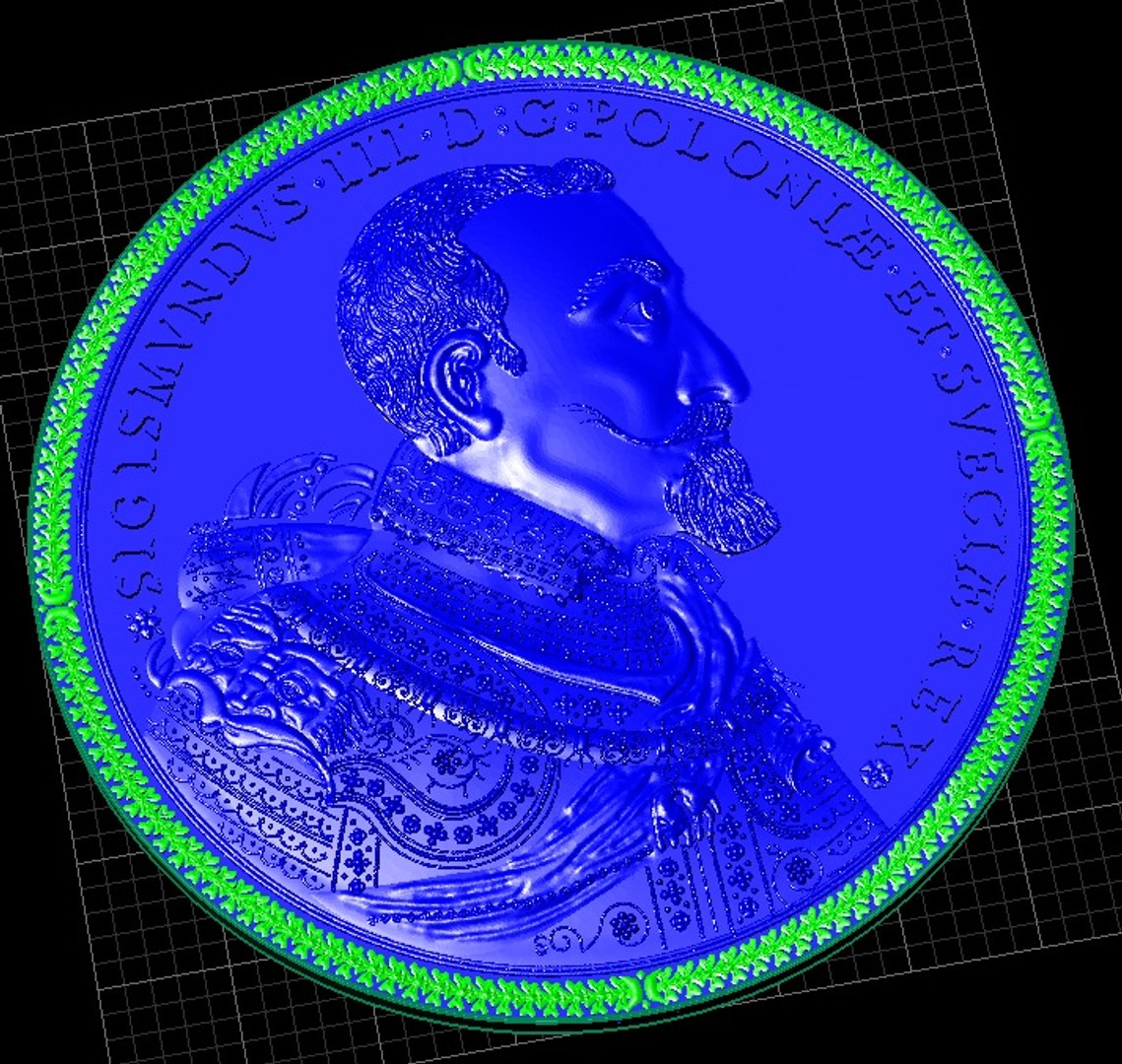 Coin Replica Poland Sigismund 3D Model - TurboSquid 1310425
