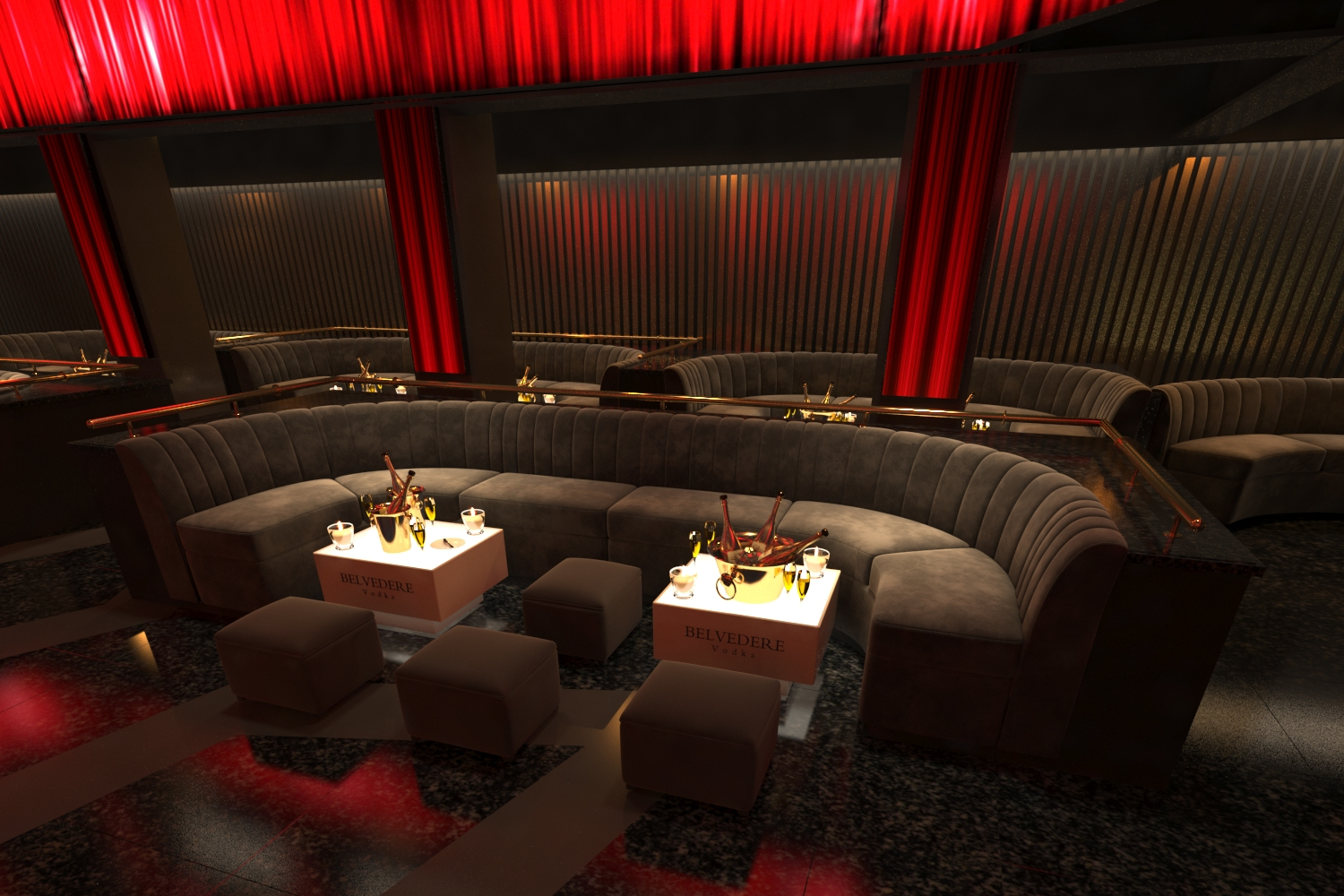 3D scene night club lounge model - TurboSquid 1391794