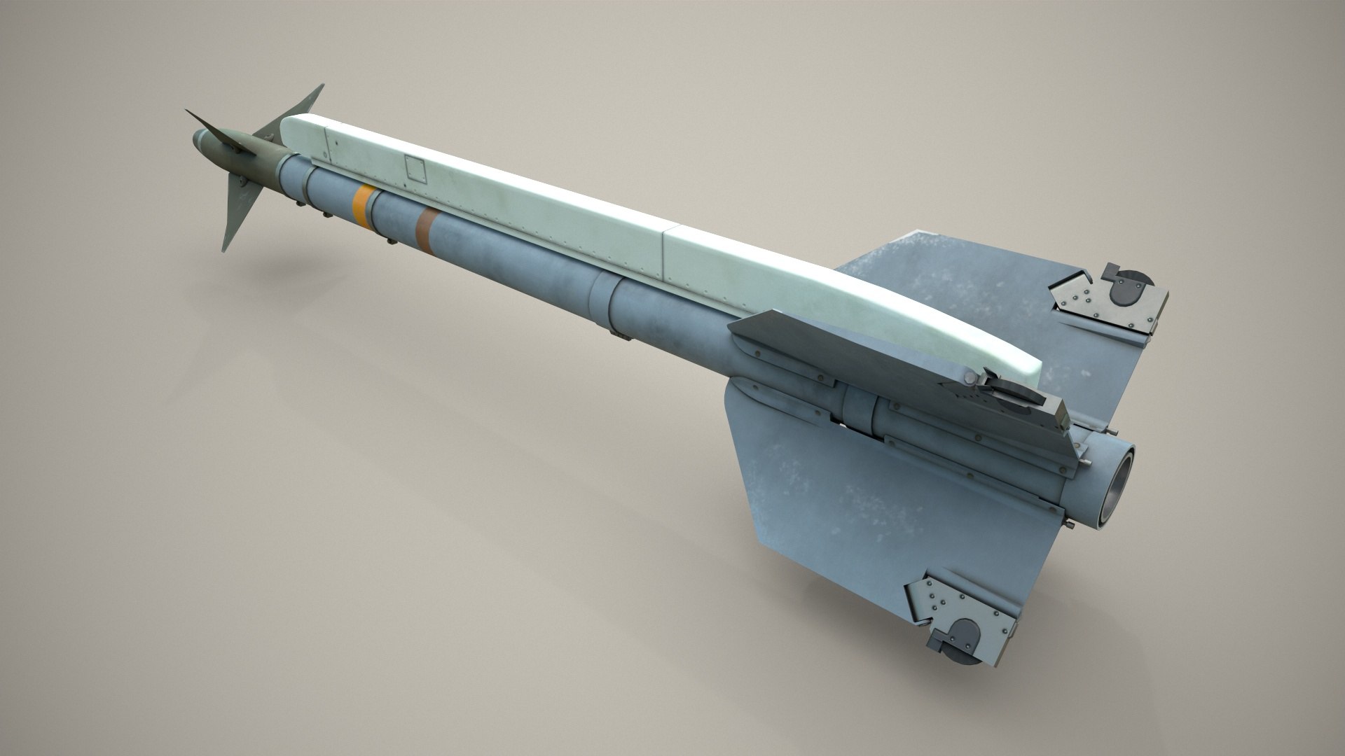 3D AIM-9 Sidewinder Missile - TurboSquid 2072558