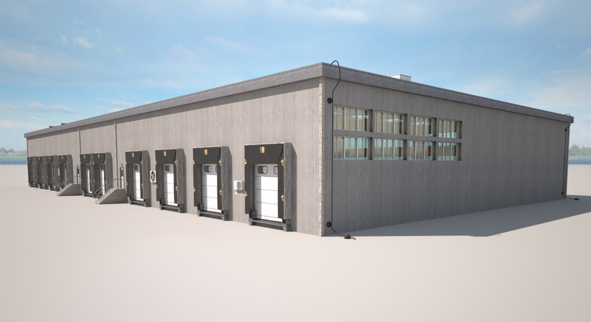 3D building cargo - TurboSquid 1151301