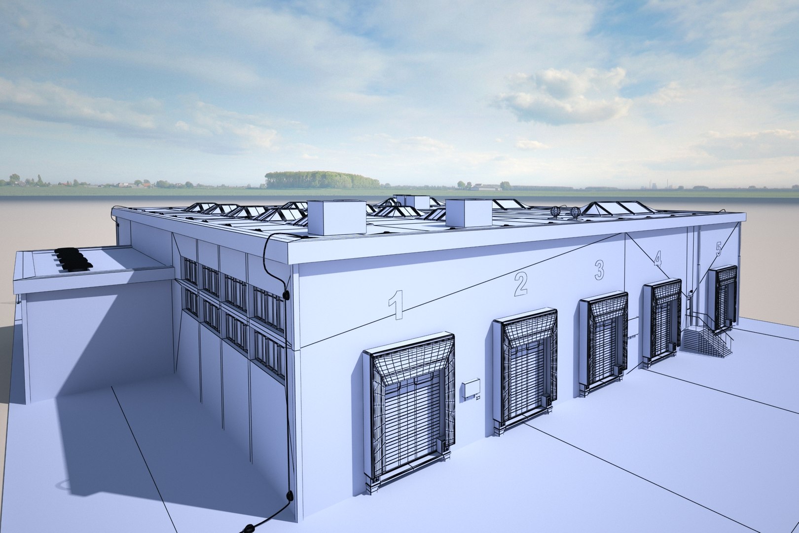 3D building cargo - TurboSquid 1151301