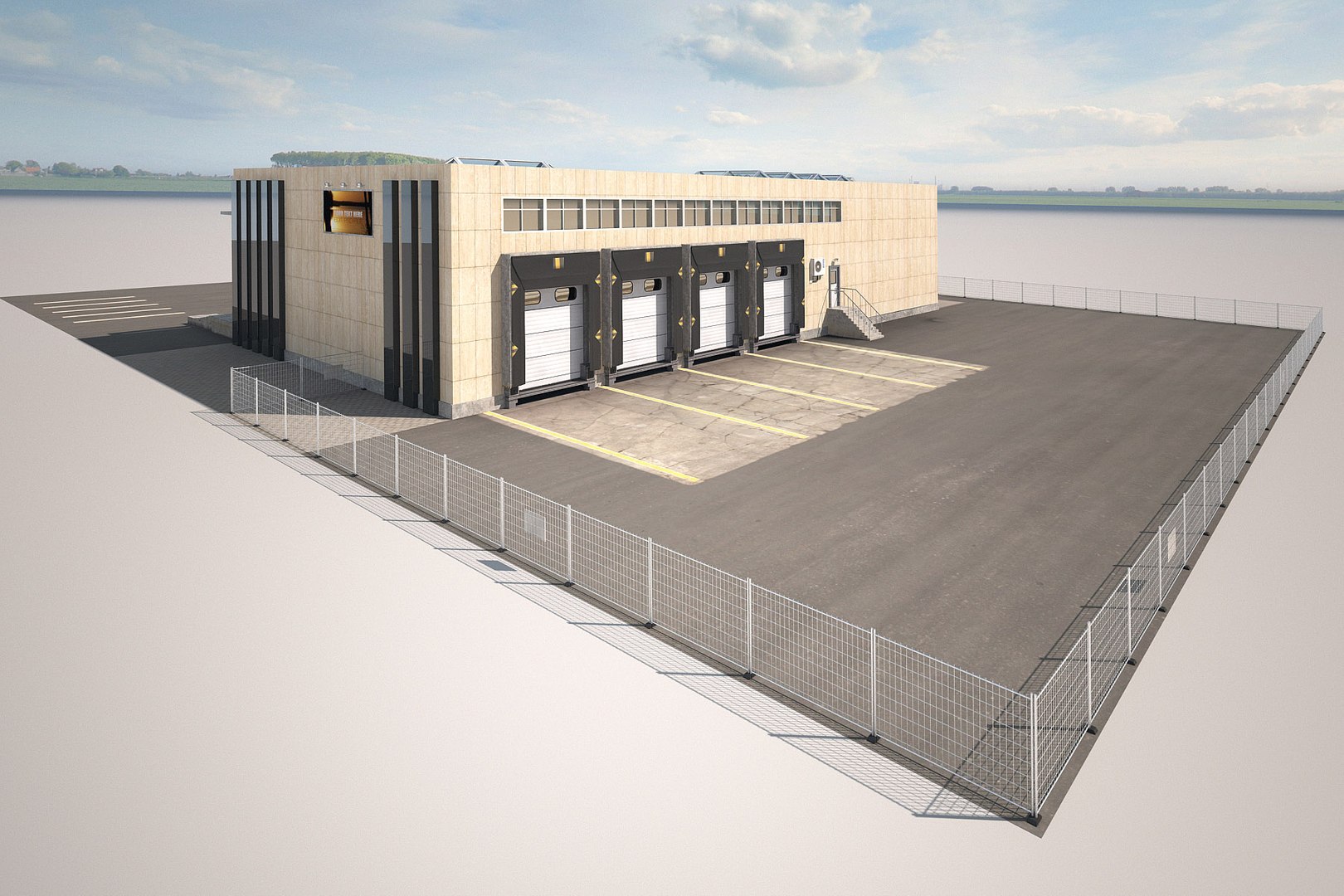 3D building cargo - TurboSquid 1151301