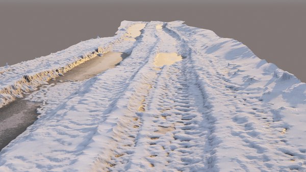 3D scan road model - TurboSquid 1693475