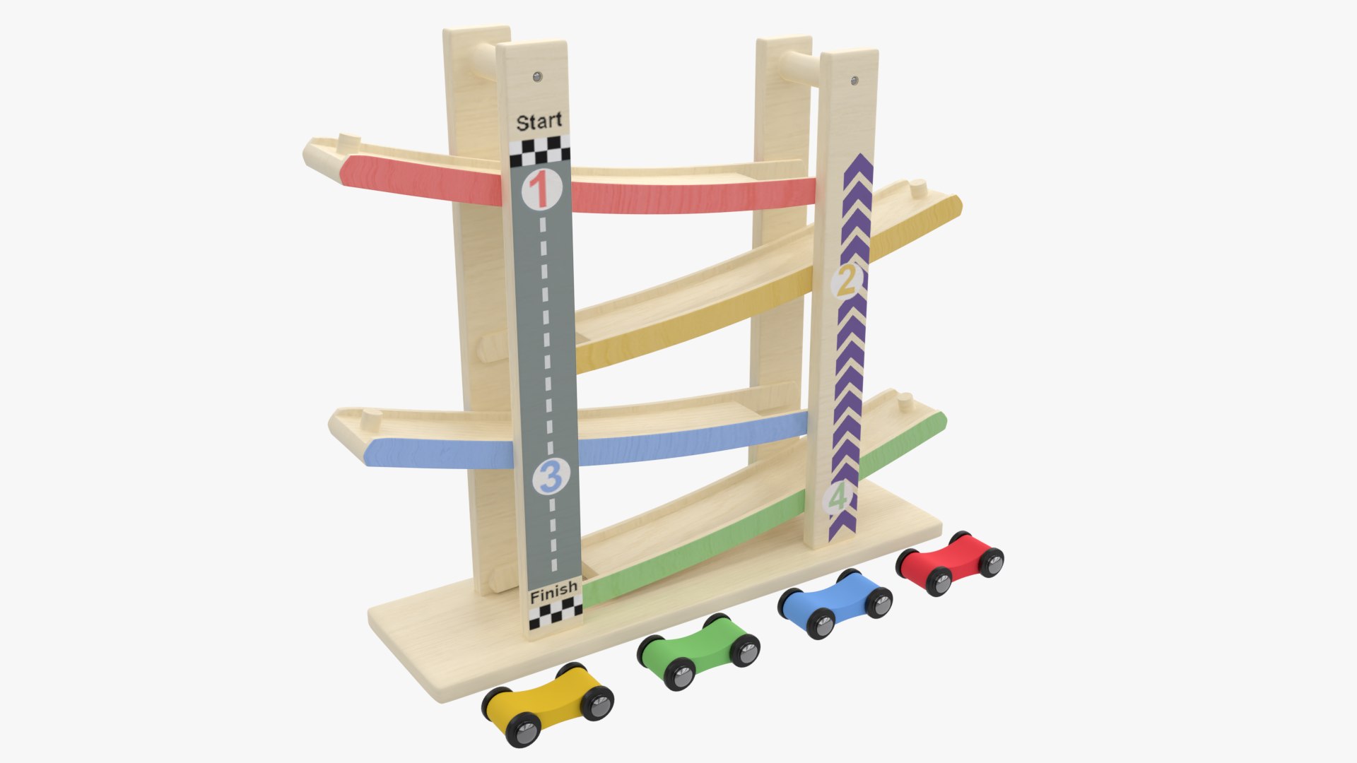 Car Ramp Racer Toy 3D - TurboSquid 1503374